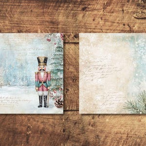 Christmas Nutcracker Junk Journal Kit Winter Journal Digital Paper ...