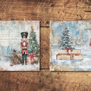 Christmas Nutcracker Junk Journal Kit Winter Journal Digital Paper ...