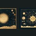 Vintage Celestial Junk Journal Kit Astronomy Printable Pages Sun and ...