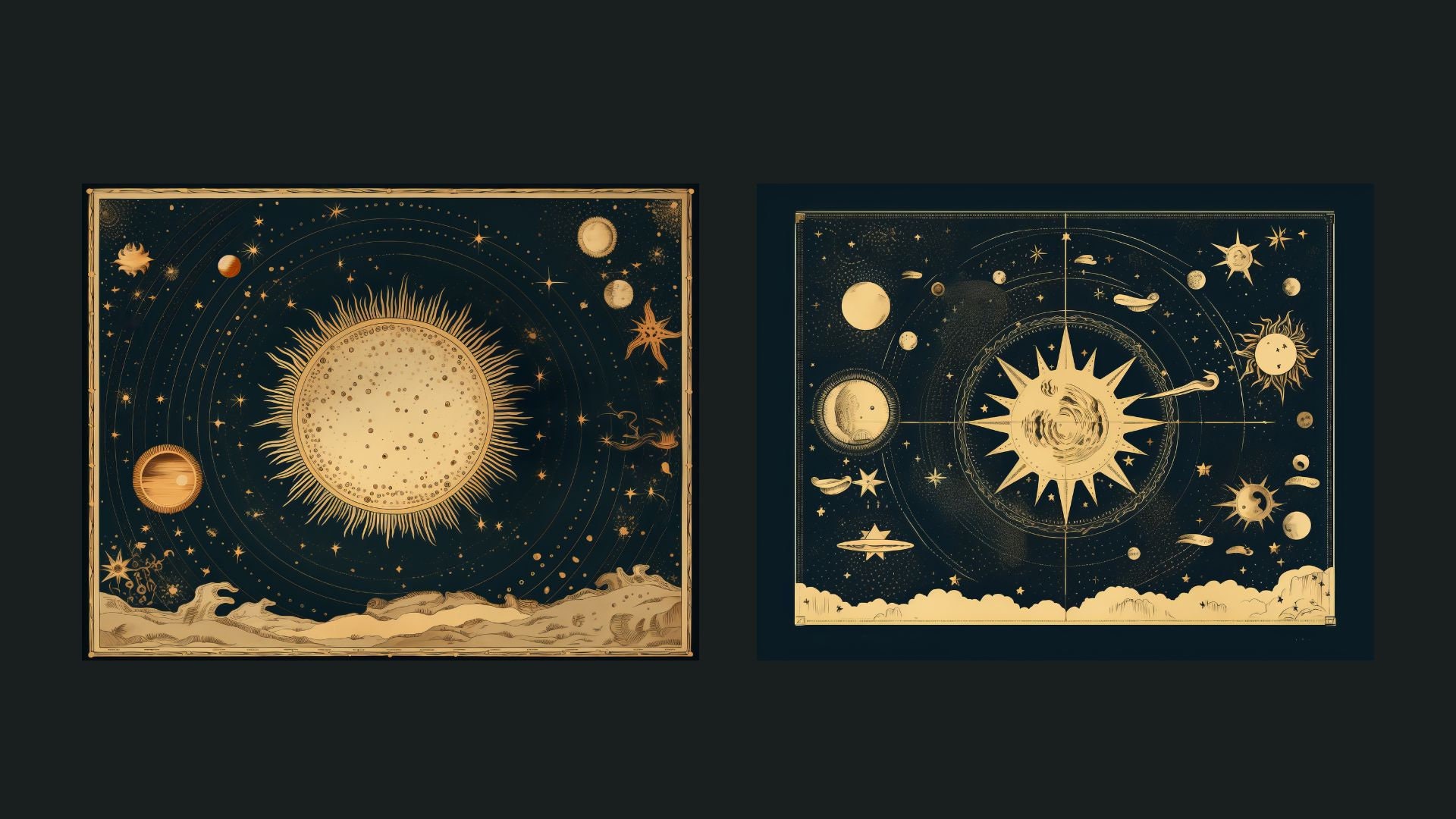 Vintage Celestial Junk Journal Kit Astronomy Printable Pages Sun and ...