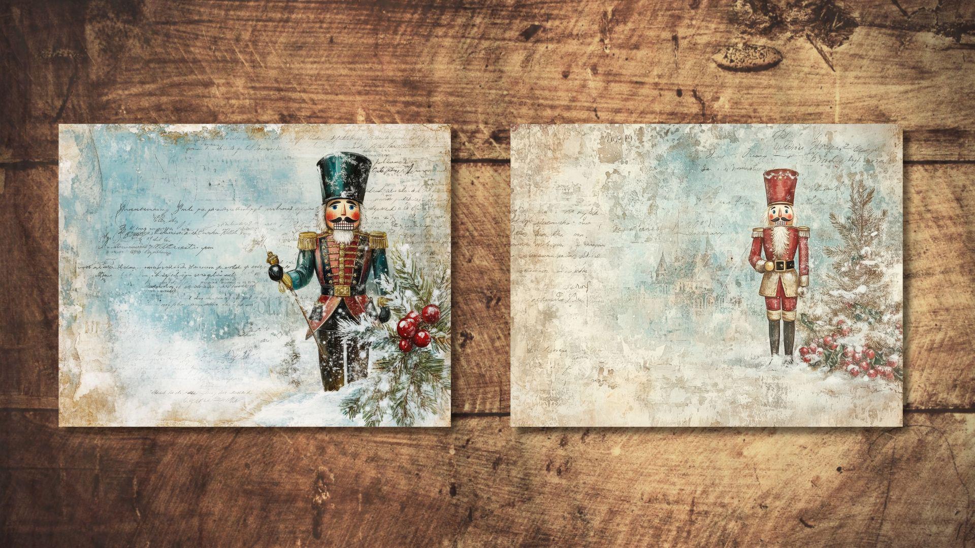 Christmas Nutcracker Junk Journal Kit Winter Journal Digital Paper ...