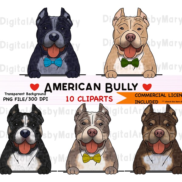 American Bully Cartoon - Etsy