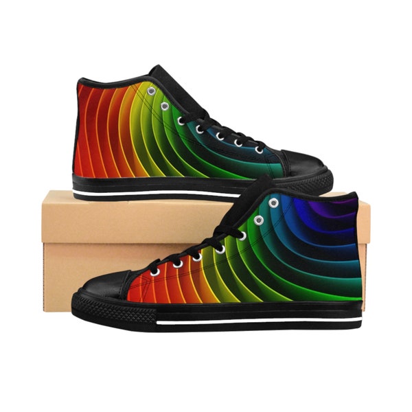 Rainbow Converse - Etsy