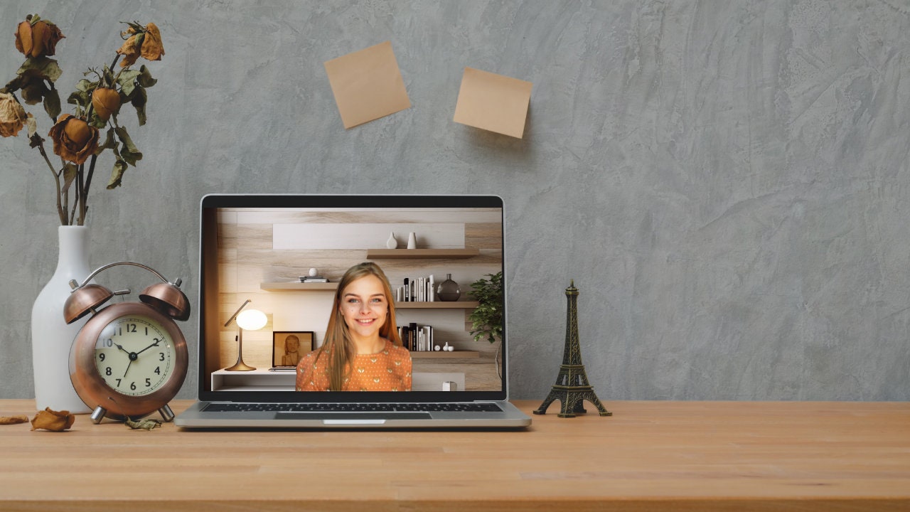 Zoom Virtual Backdrop - Contemporary Shelving With a Modern Look ...