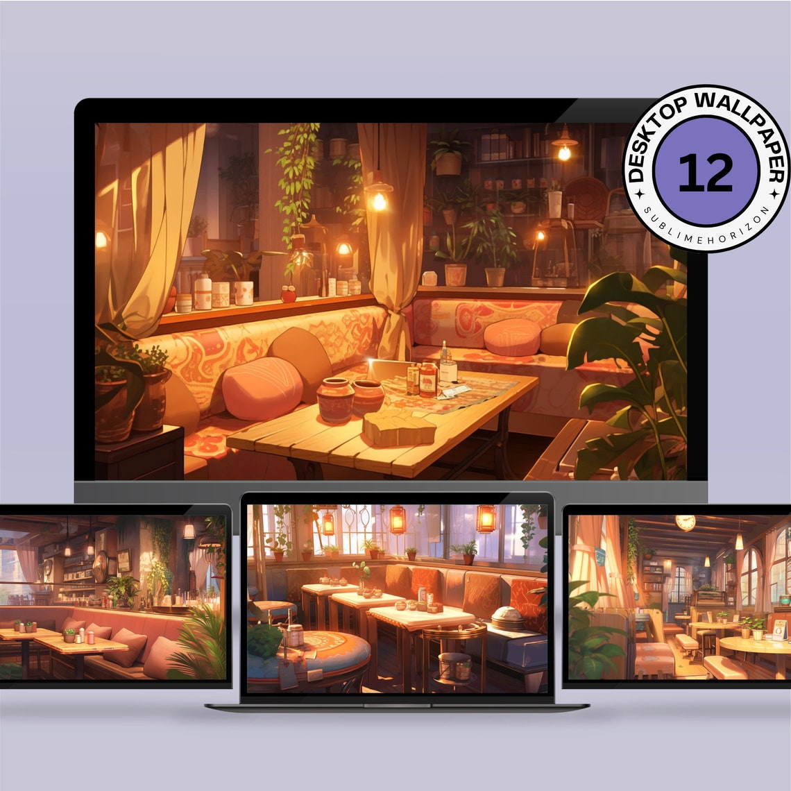 Lofi Janapense Cafe Anime Style Wallpaper Chill Aesthetic Wallpaper ...