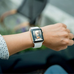 Reindeer Christmas Apple Watch Wallpaper Winter Watch Background Snow ...