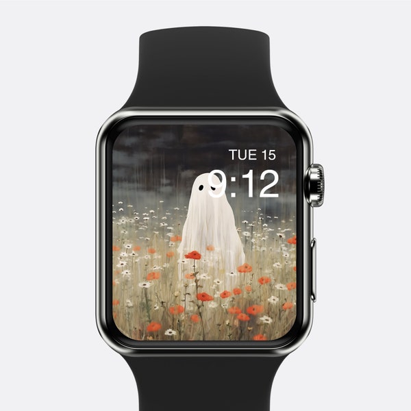 Gothic Demon Apple Watch Wallpaper, Dark Smartwatch Background, Witch ...