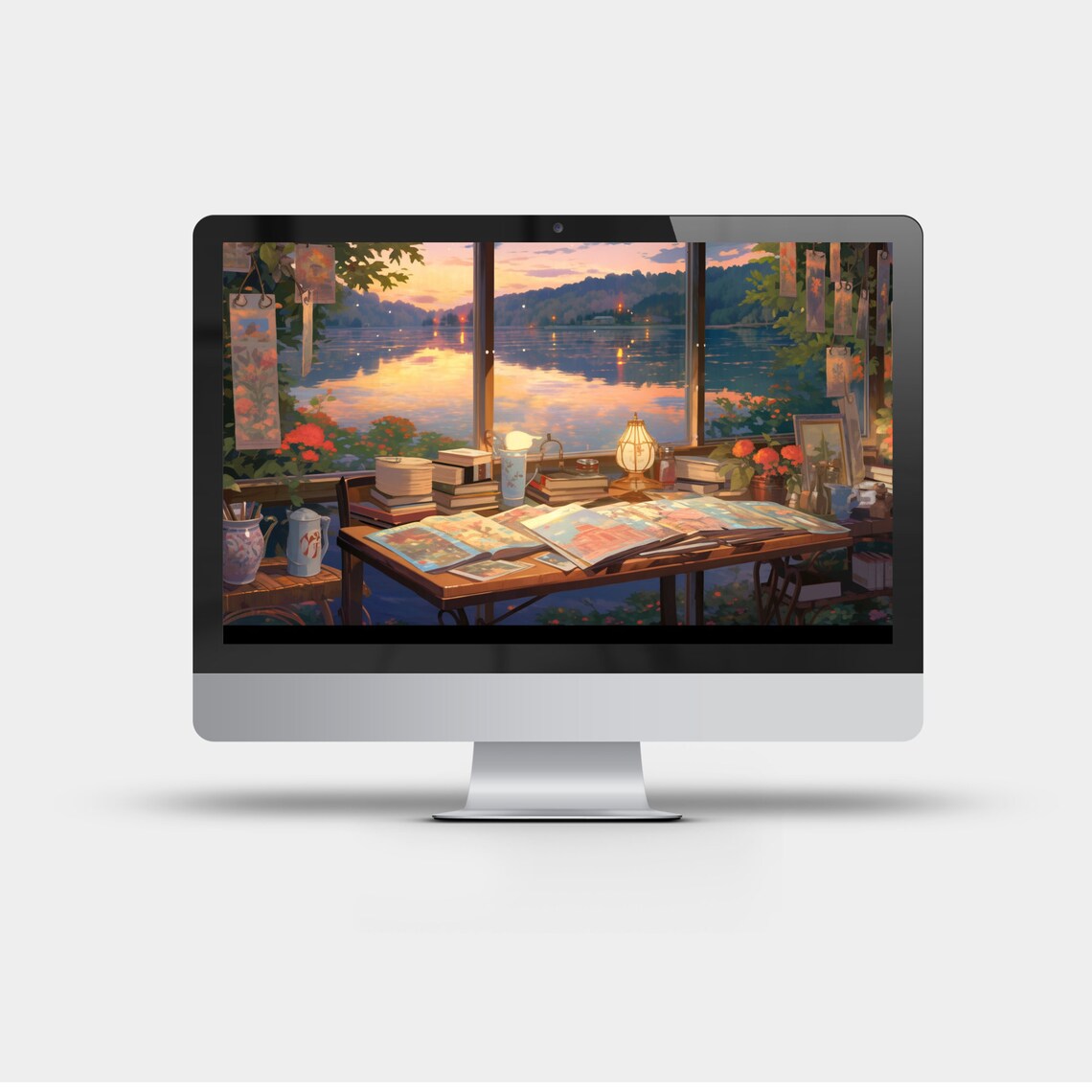 Lofi Landscape Wallpaper Lofi Anime Wallpaper Lofi Twitch Overlay Lofi ...