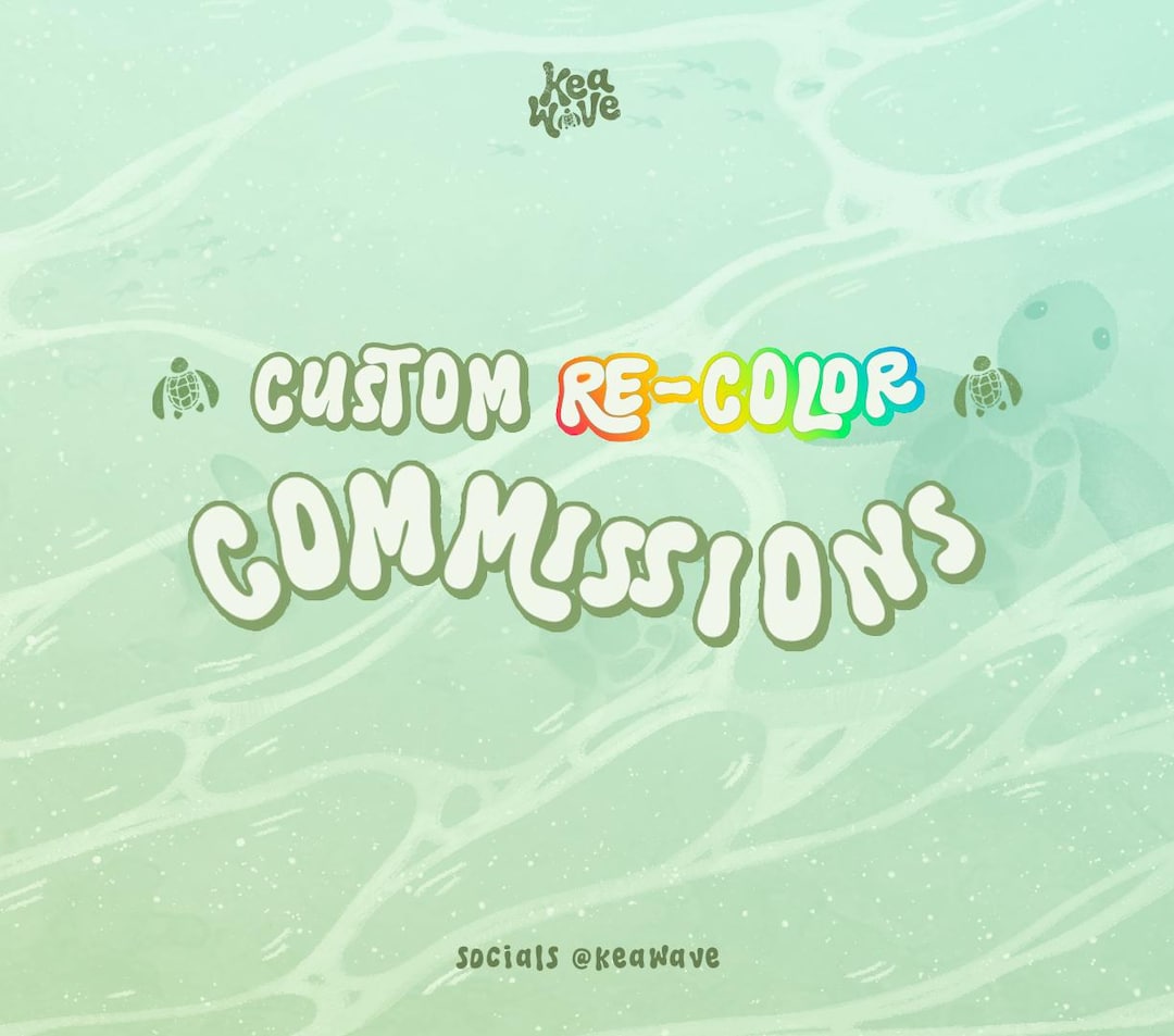 CUSTOM RECOLOR COMMISSIONS • Re-color Emotes & Badges • Kawaii, Cozy ...