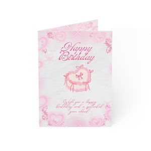 Coquette Birthday Card - Etsy