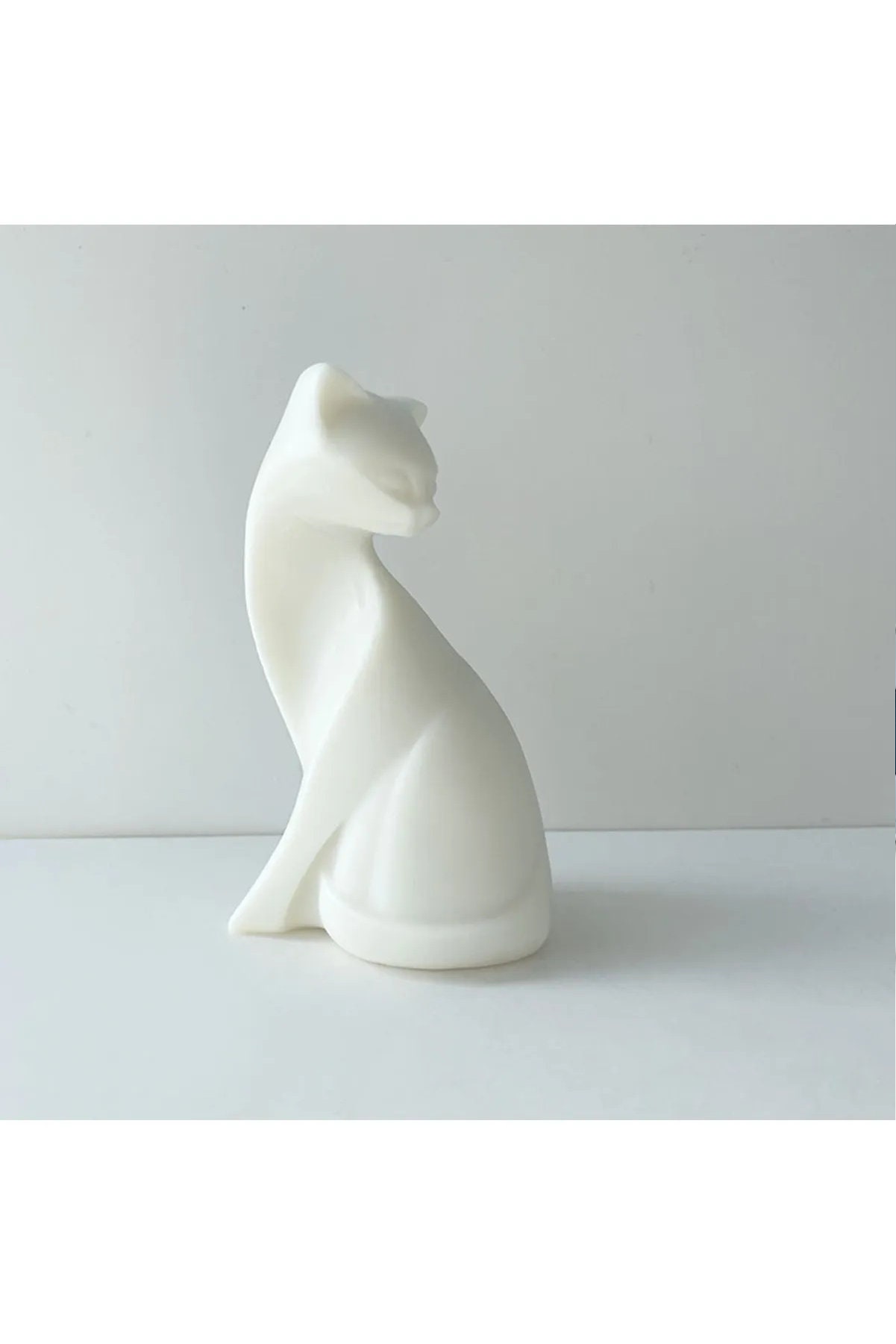 Cute Cat Figurine Decorative Pet Sculpture Table Desk Decor Cat Lovers ...