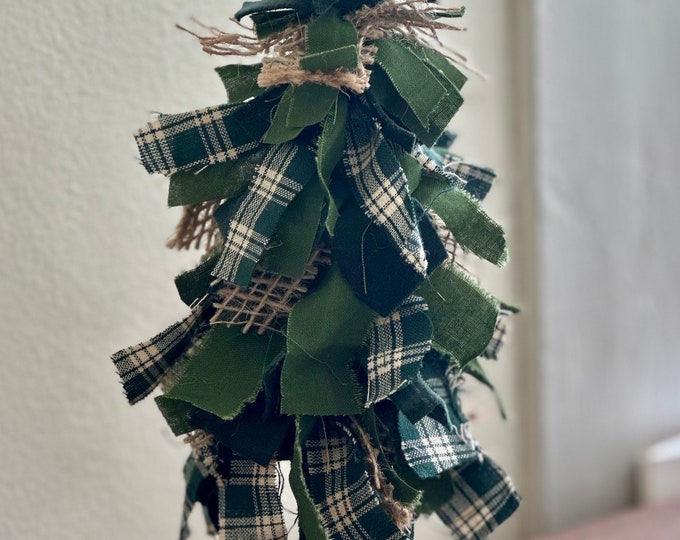 Primitive Rag Tree - Christmas Tree - Holiday Decor - Etsy