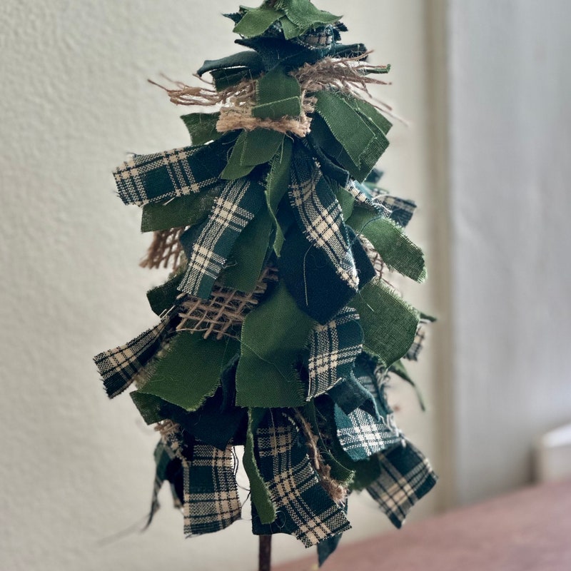 Rag Christmas Trees - Etsy
