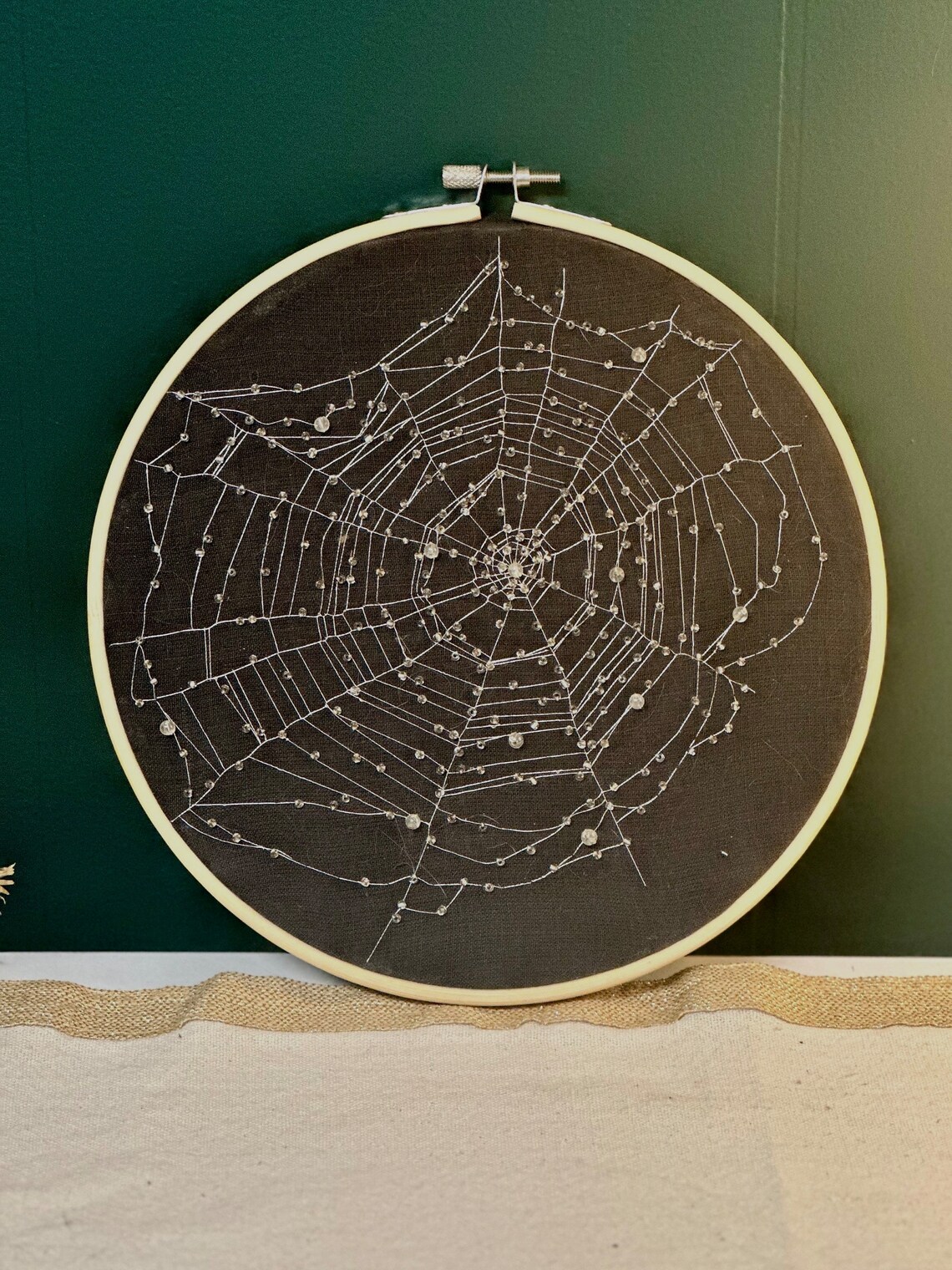 Embroidered Spider-web - Etsy