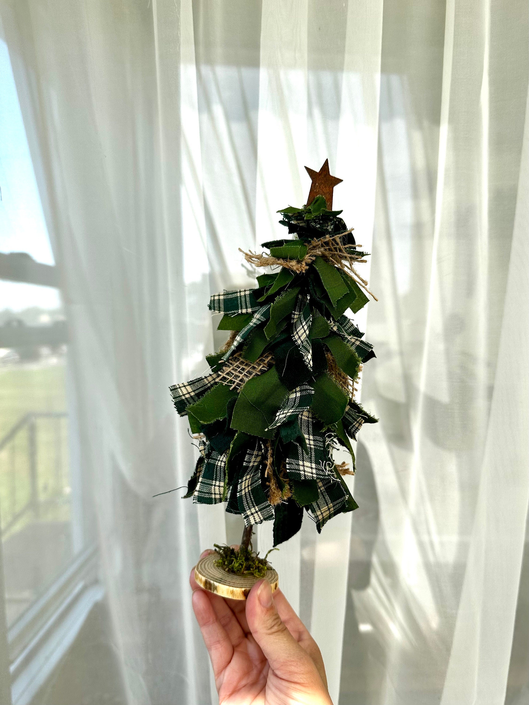 Fabric Scrap Trees - Etsy