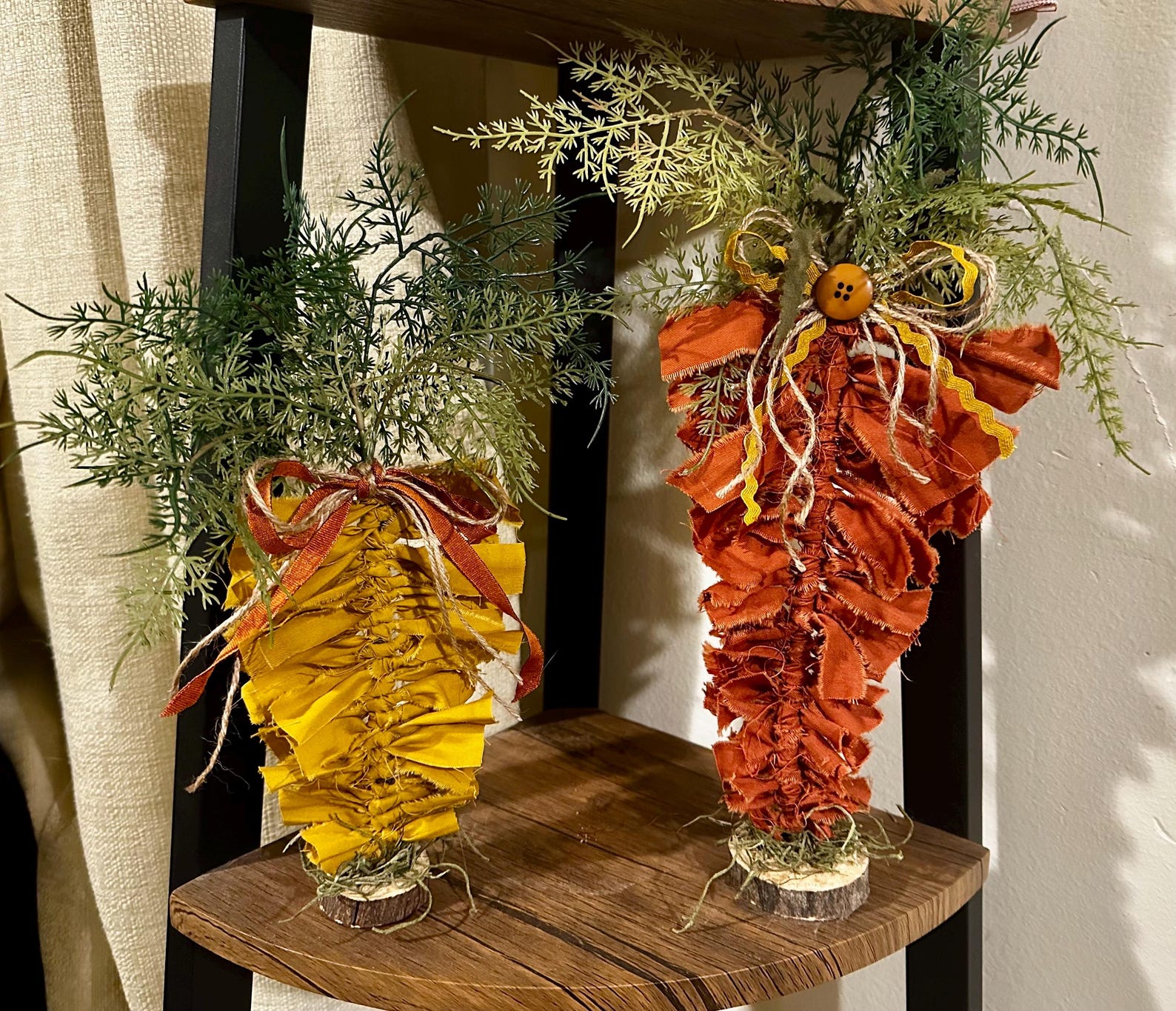 Fabric Scrap Carrot. * Listing for One Carrot* - Etsy