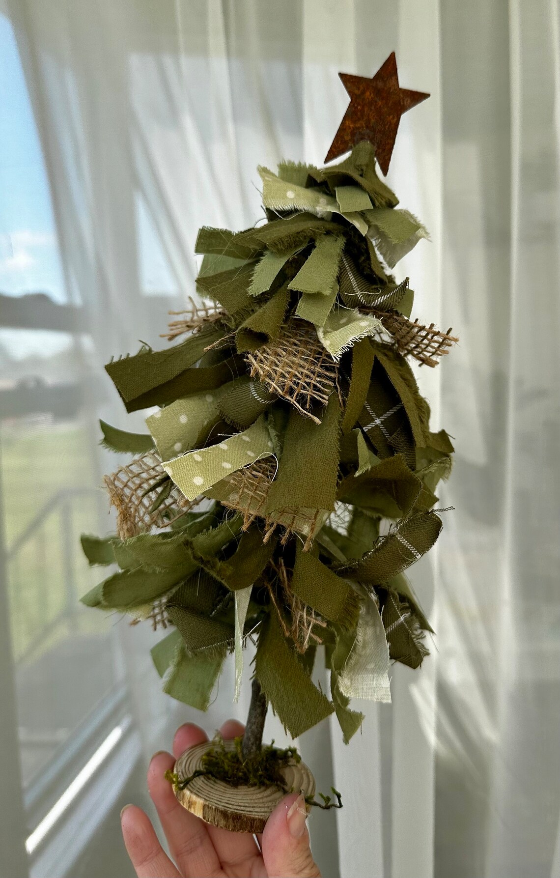 Fabric Scrap Trees - Etsy