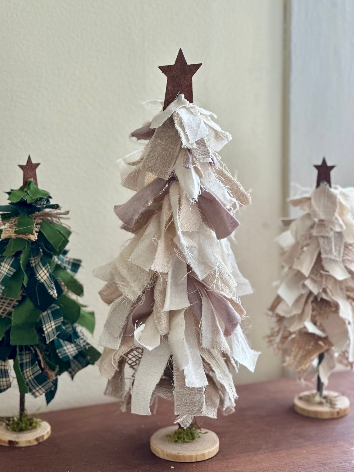 Fabric Scrap Trees - Etsy