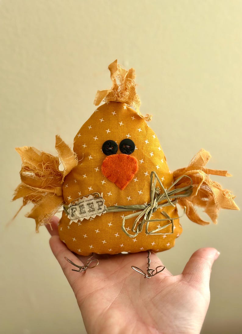 Fabric Chicks *set of 2* - Etsy