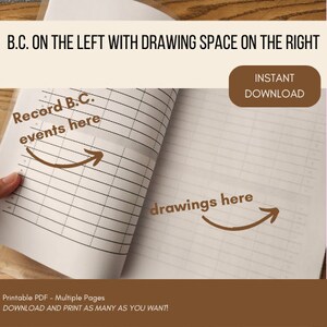 Book of Centuries Printable, Charlotte Mason Inspired Printable ...