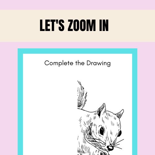 Squirrel Drawing Advanced Tutorial Printable Bundle, How to Draw ...