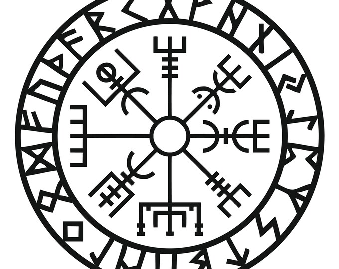 Viking Compass Decal Car Decal Laptop Stickers - Etsy
