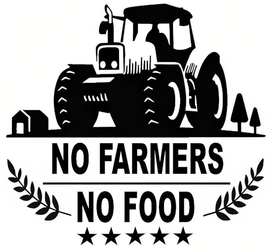 No Farmer No Food | Sticker - Etsy