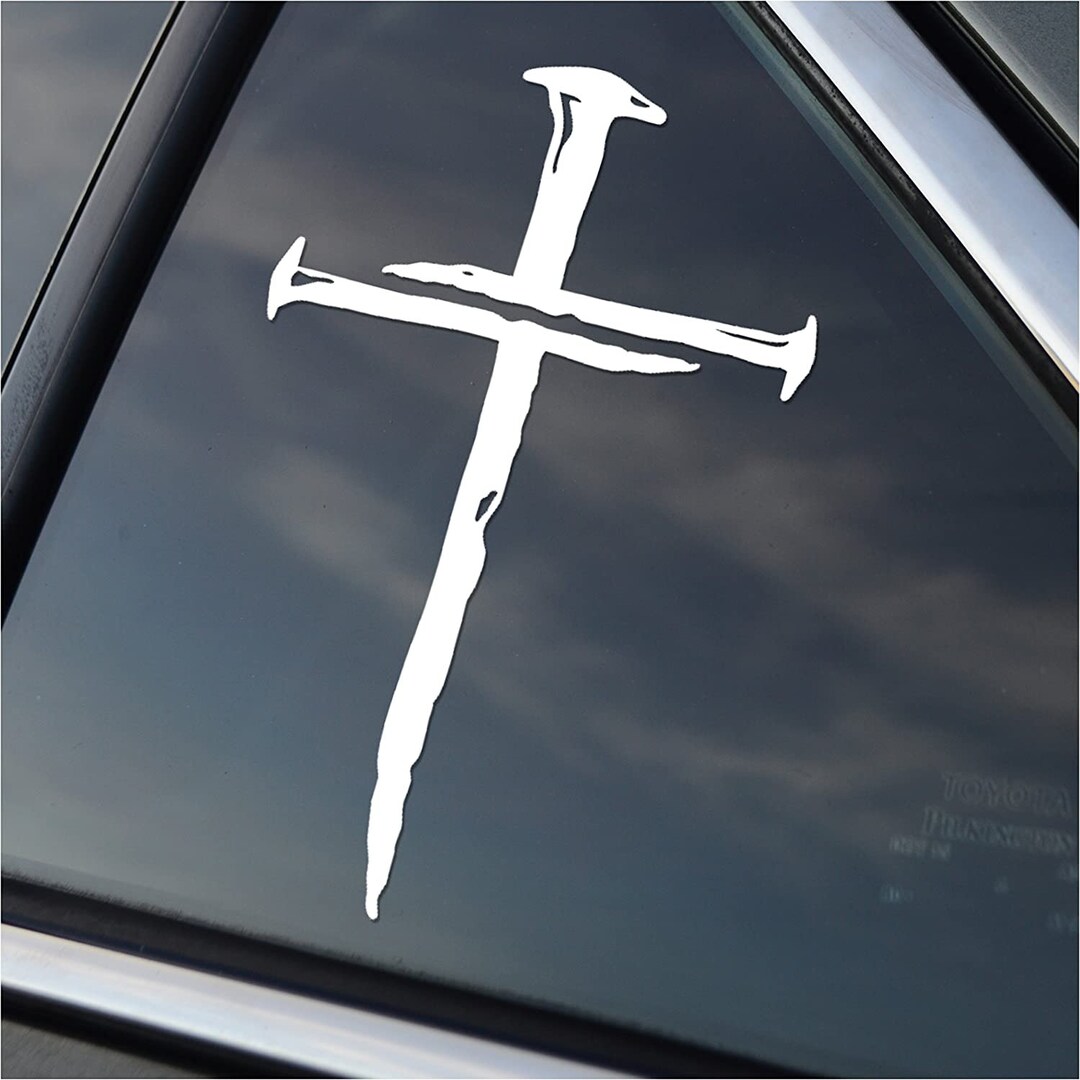 Cross | Christian | Car Decal - Etsy