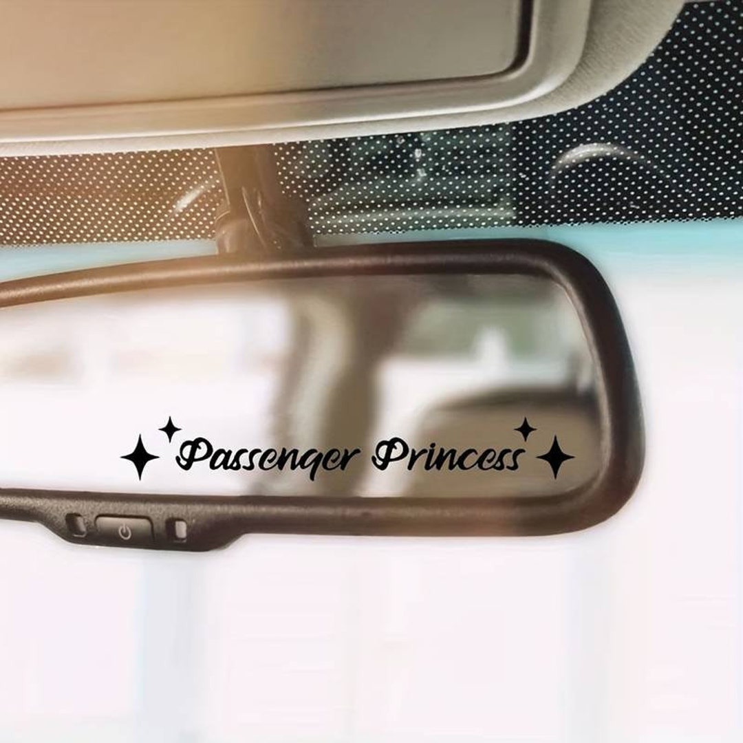 2 Passenger Princess Stickers | Mirror Decal | Car Stickers - Etsy