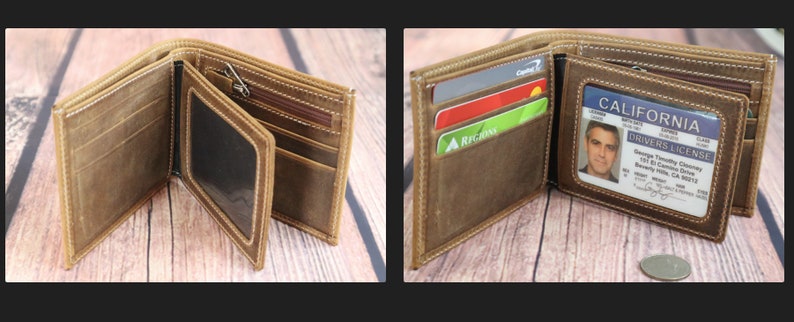 Patriotic Men's Wallet, Veteran's Gift for Him, Personalized American ...