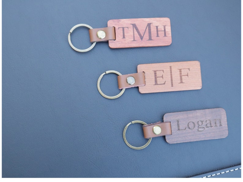 QR Code Engraved Wood Keychain, Custom QR Code Engraved Keyring ...