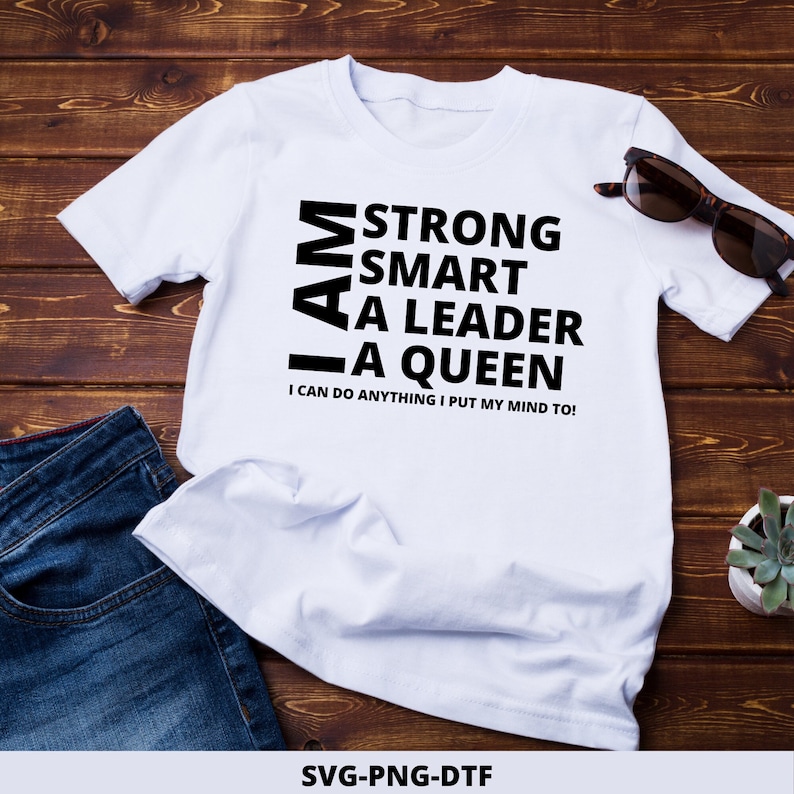 I Am Strong Svg, Strong Woman Svg, Queen, Affirmation, Inspirational ...