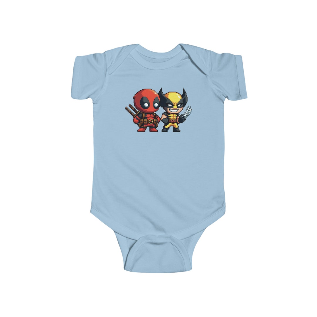 Deadpool and Wolverine Infant Fine Jersey Bodysuit - Etsy