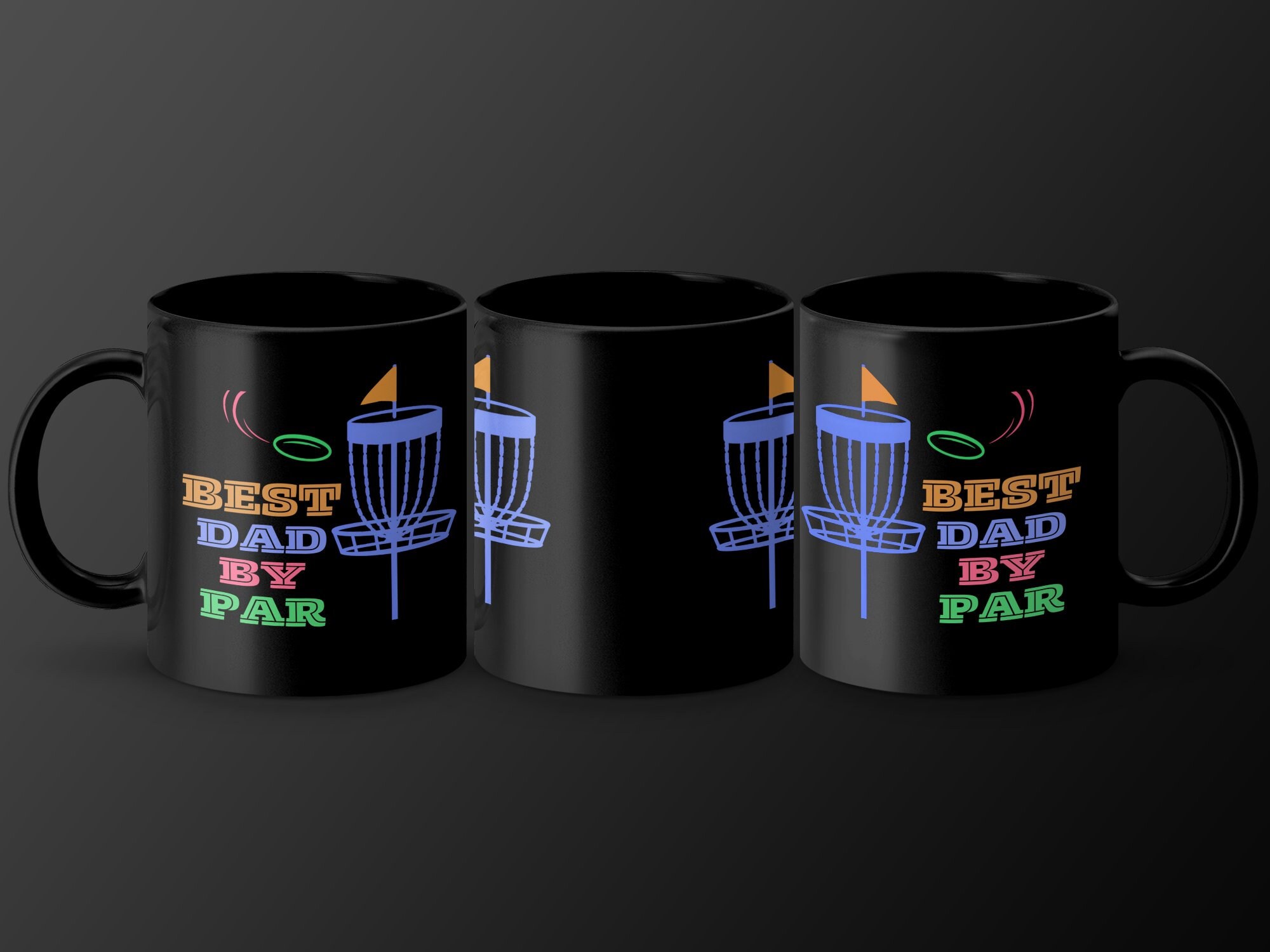 Best Dad by Par Disc Golf Coffee Mug, Father's Day Gift - Etsy
