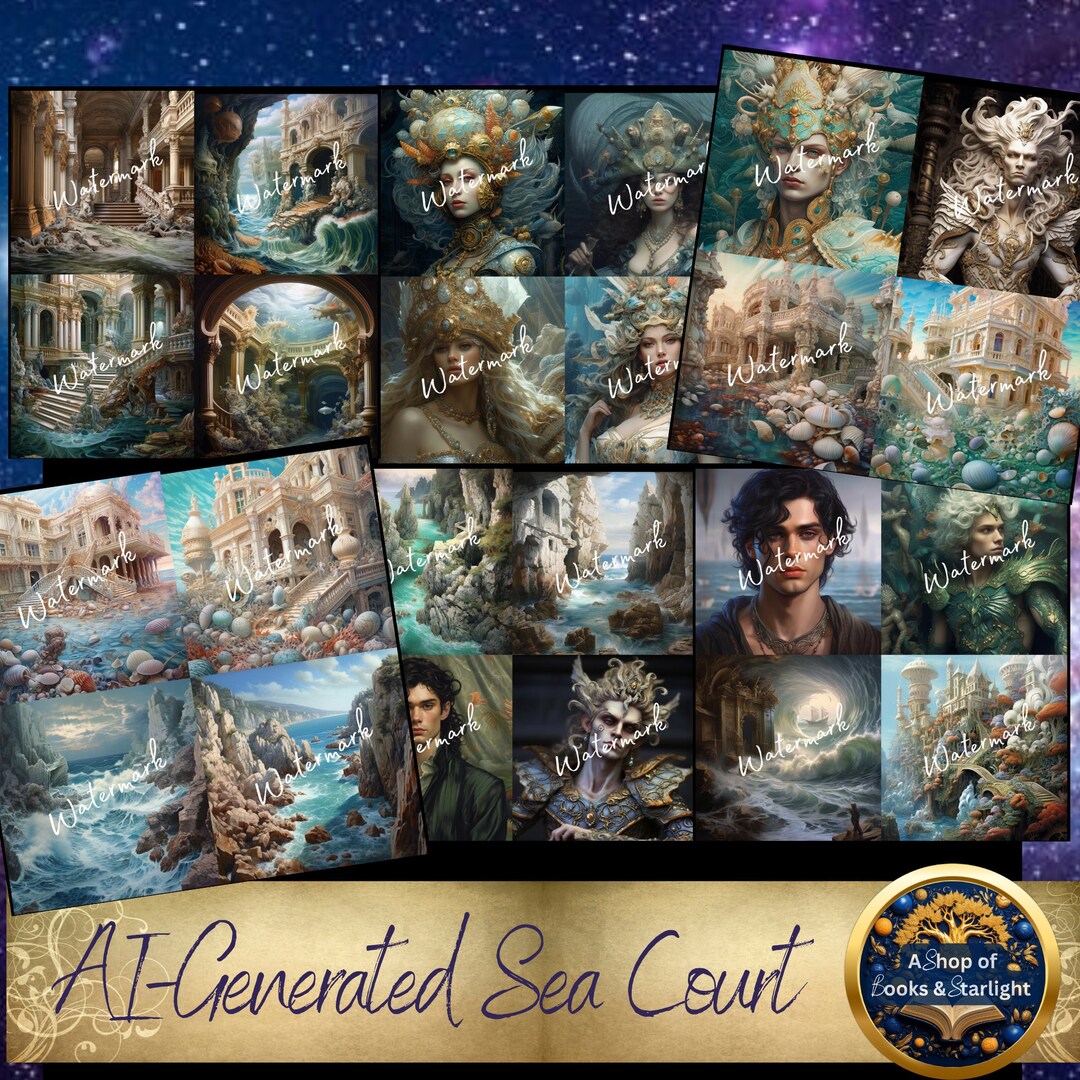 Faery Sea Court Images: Summer Court AI Art (digital) - Etsy