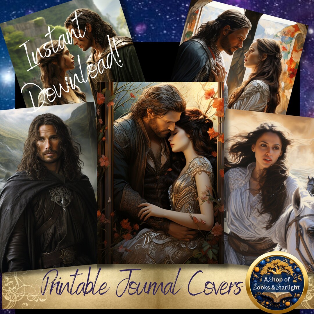 Lord of the Rings Journal Covers Aragorn Arwen LOTR Gifts for Lord of ...