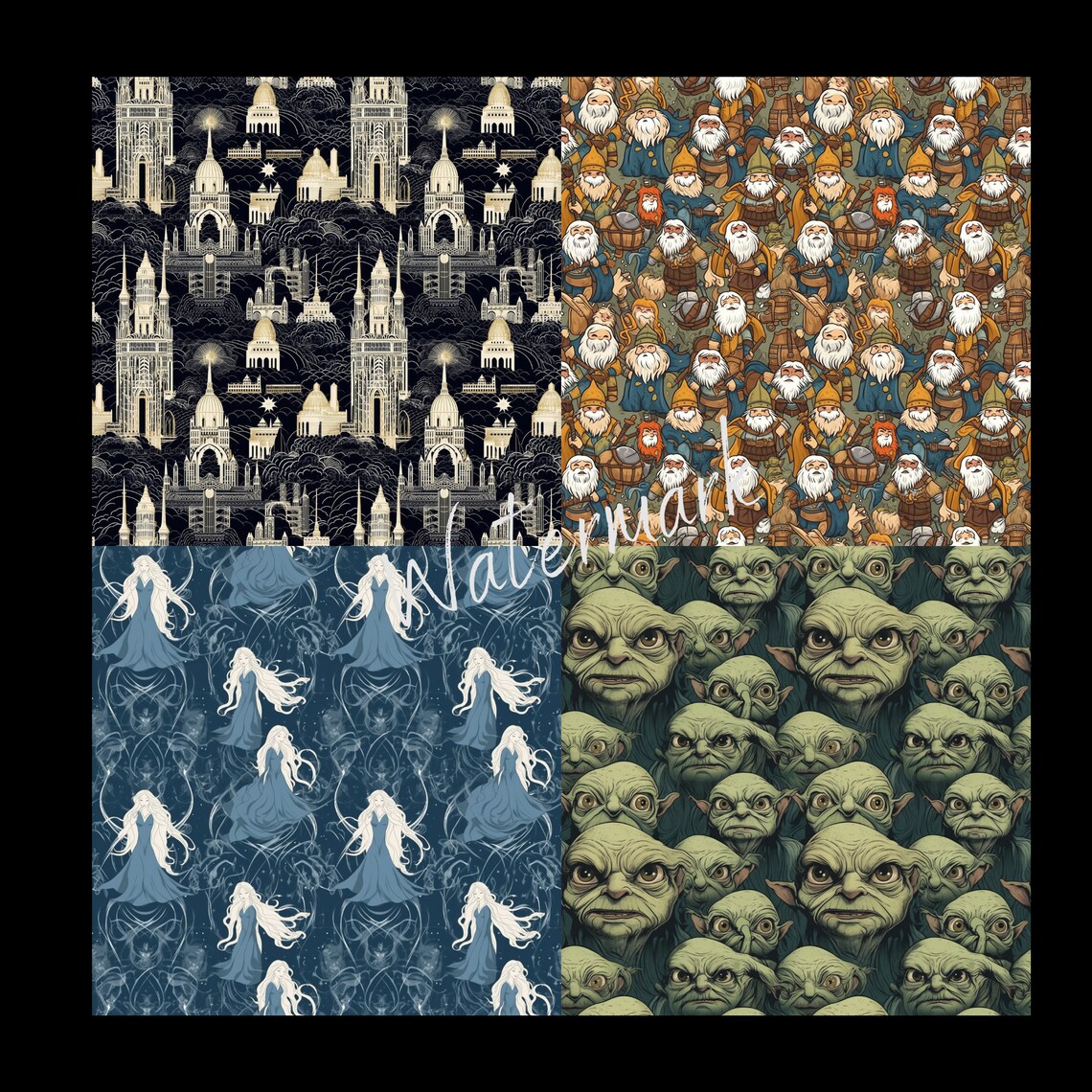 Lord of the Rings Wallpaper Lord of the Rings Repeating Pattern LOTR ...