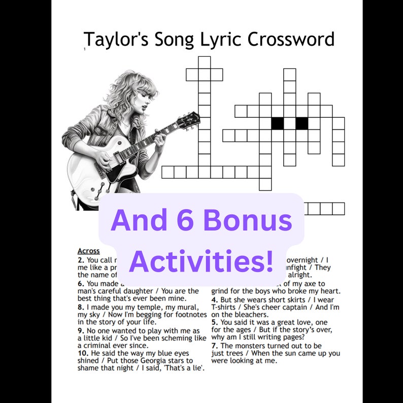 Taylor Swift Coloring Pages Journal and Eras Tour Keepsake Gift for ...