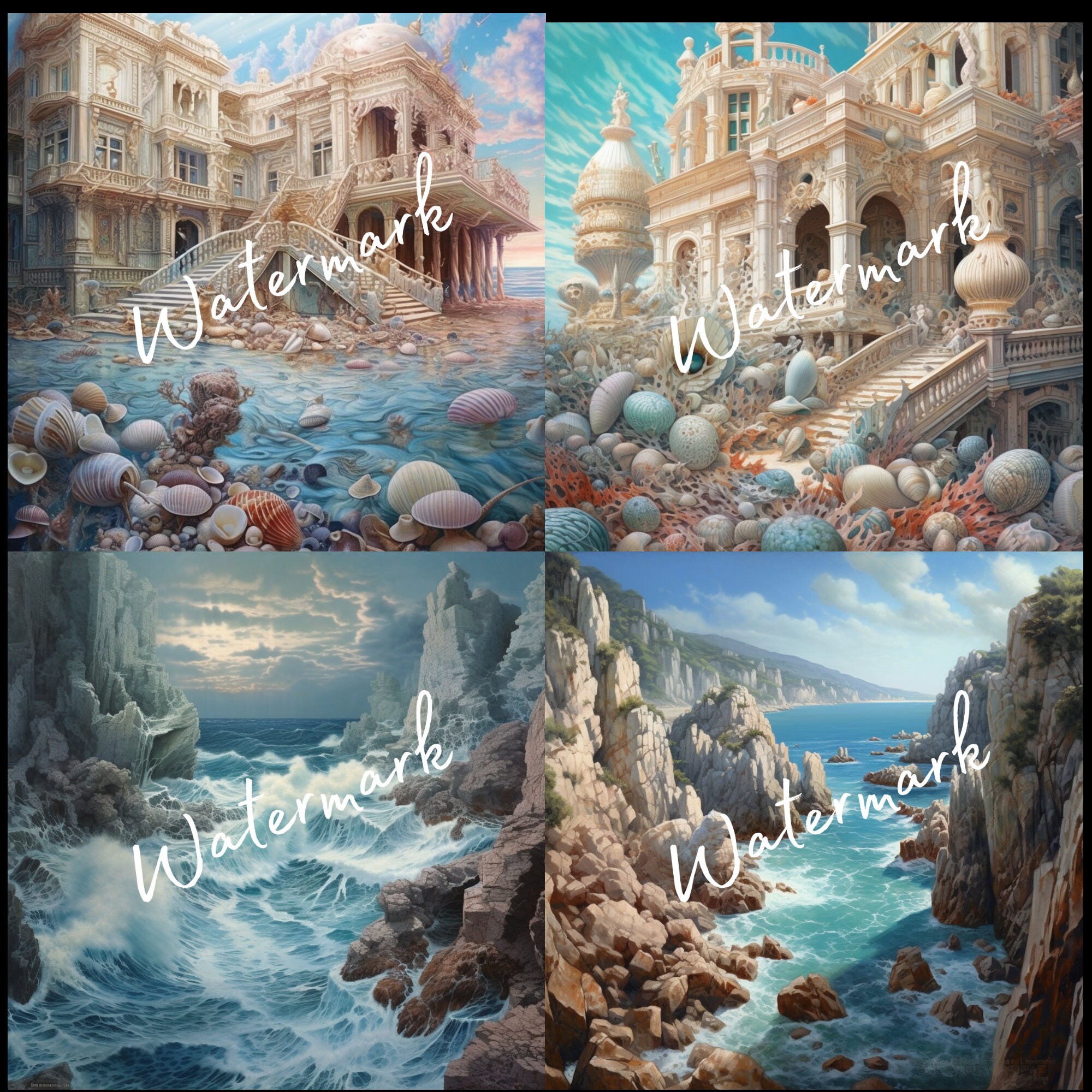 Faery Sea Court Images: Summer Court AI Art (digital) - Etsy