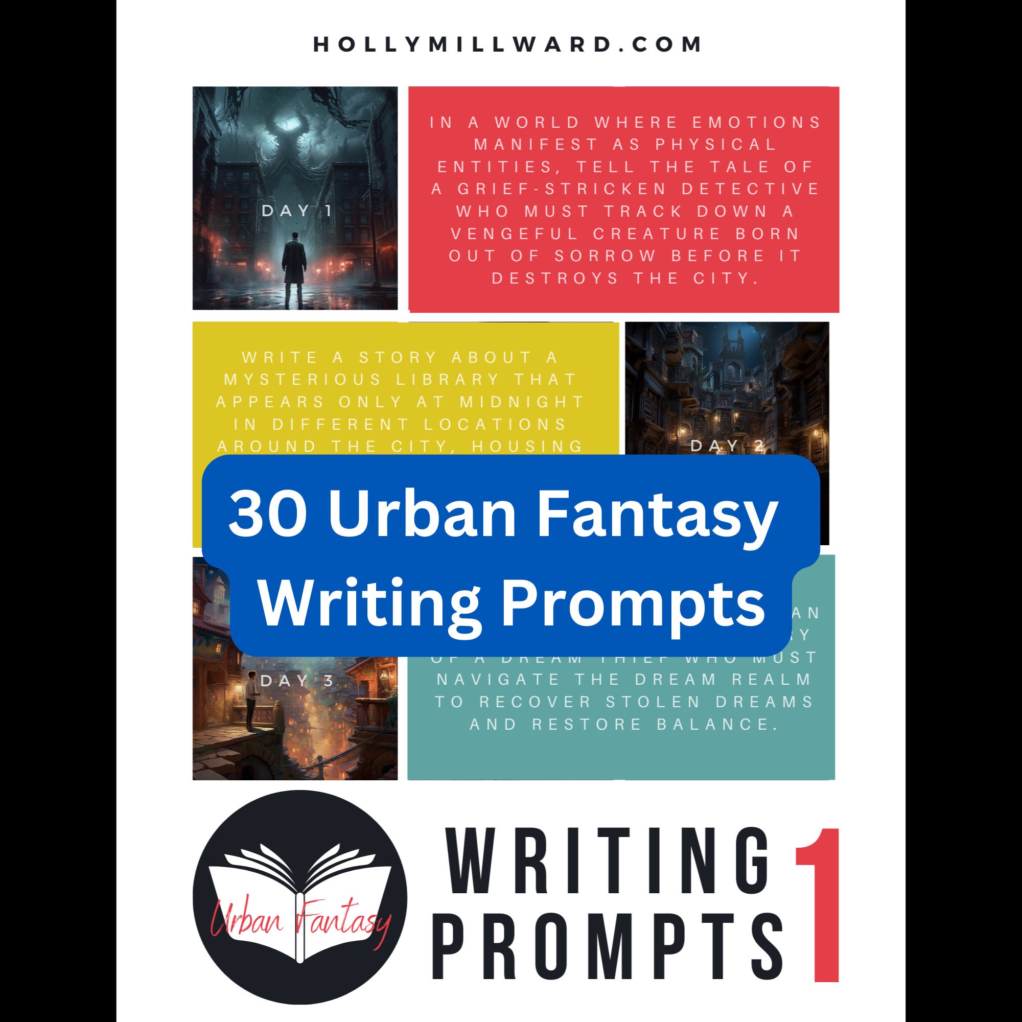 Urban Fantasy Writing Prompts for Aspiring Authors Writing Practice ...