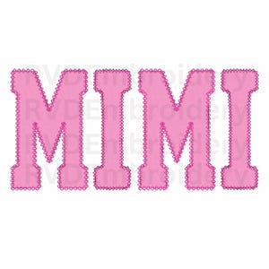 MIMI Diamond Edge Applique Machine Embroidery Design, Digital Design ...