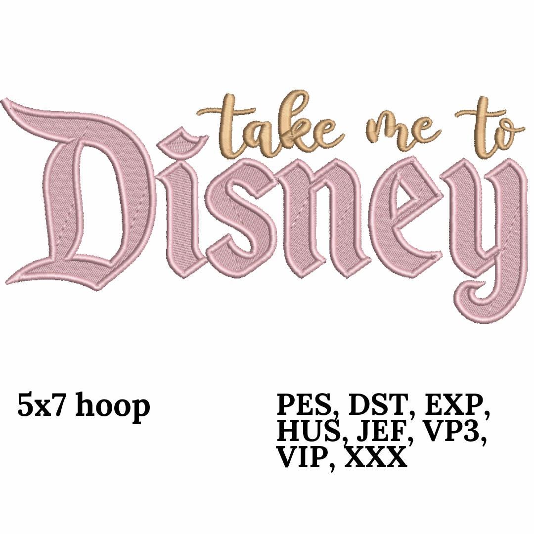 Disney Instant Machine Embroidery Design, Gift for Her, Instant ...
