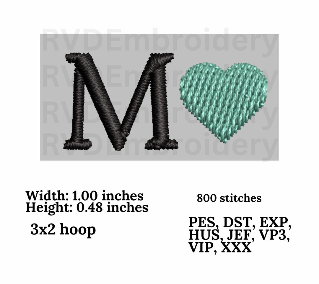 Letters Embroidery Design, Digital Design, Instant Download, Digital ...