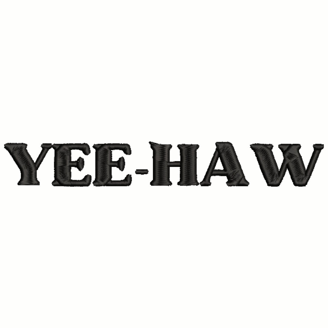 Yeehaw Embroidery Design, Digital Design, Instant Download, Digital ...