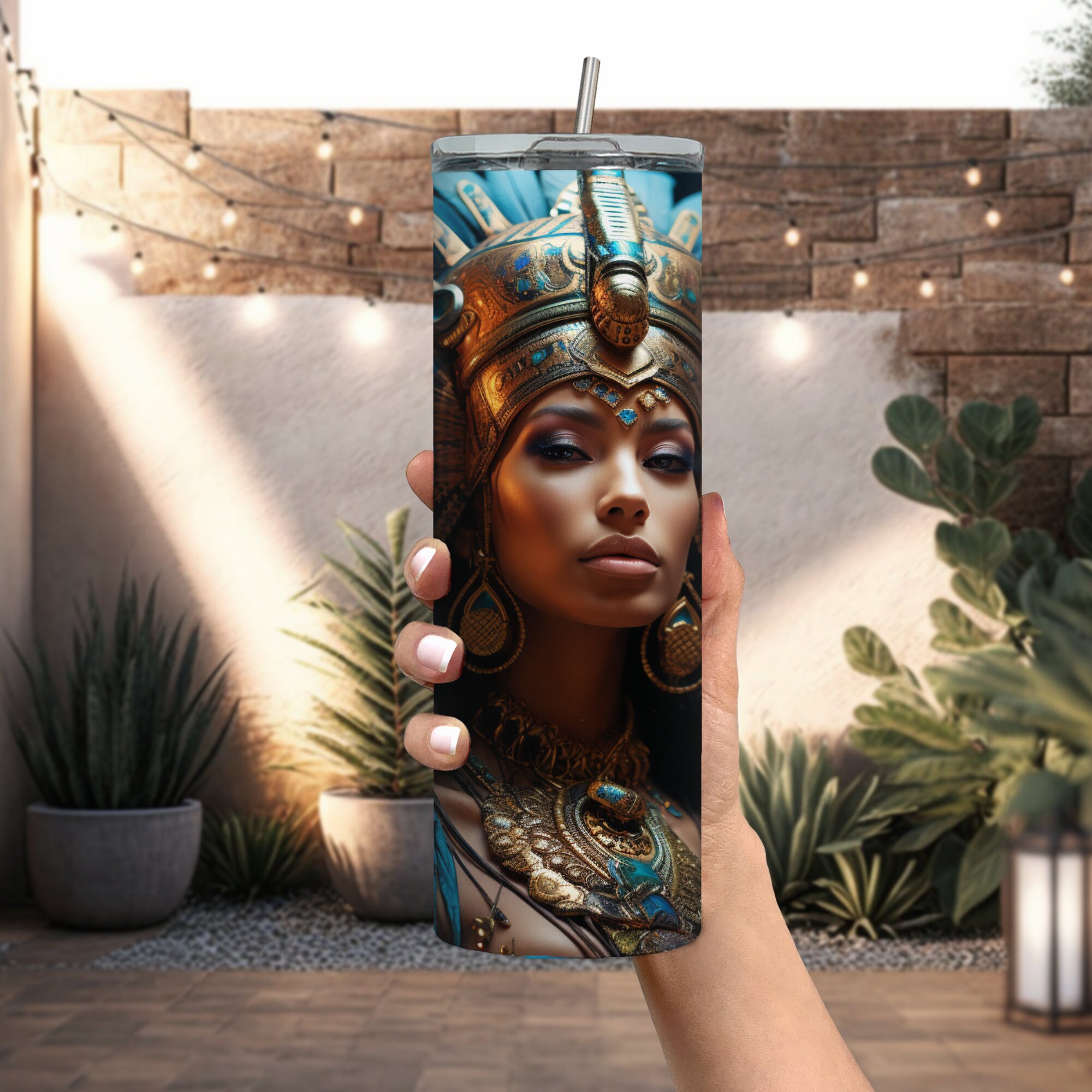 Cleopatra Tumbler Wrap, Queen of Egypt Png, Queen Cleopatra Sublimation ...