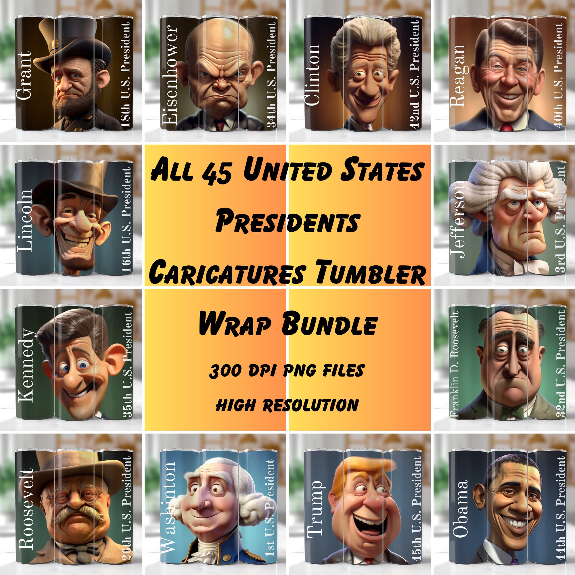 Caricatures Of Presidents