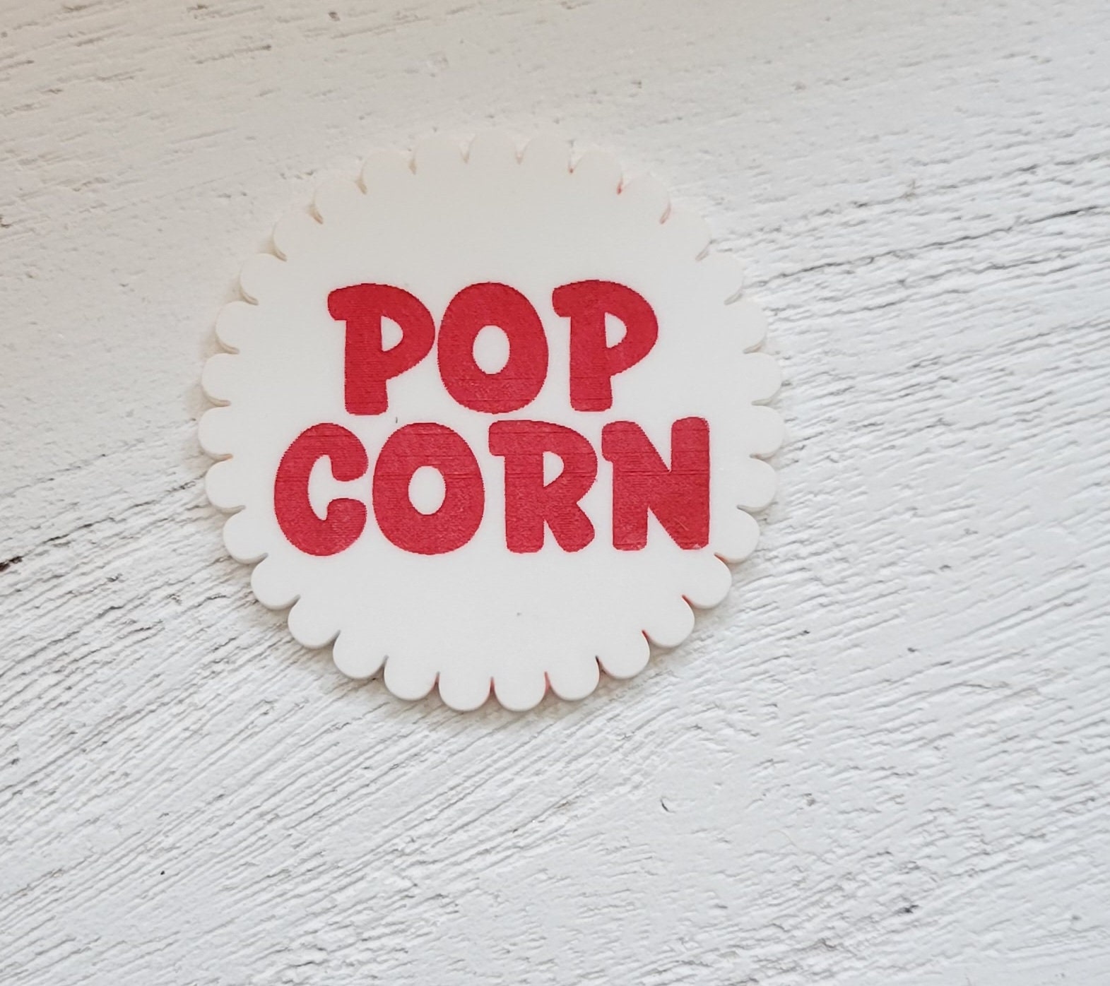 Pop Corn Cake Decoration, Movie Cake Decoration - Etsy