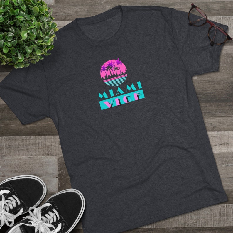 Miami Vice Retro Tshirt (3 Colors) - Etsy