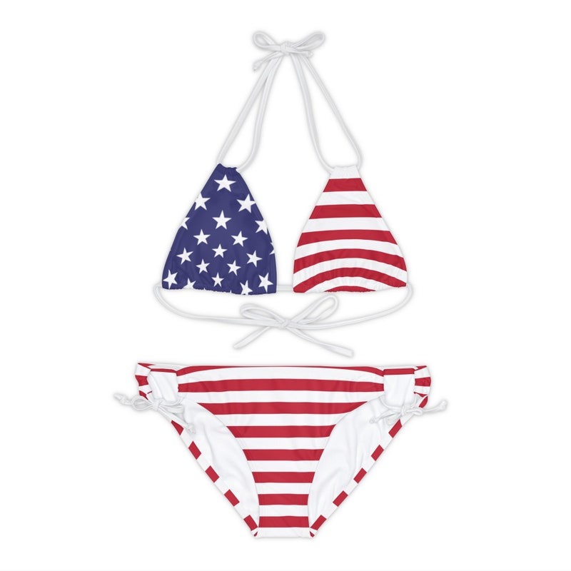 American Flag Bikini - Etsy