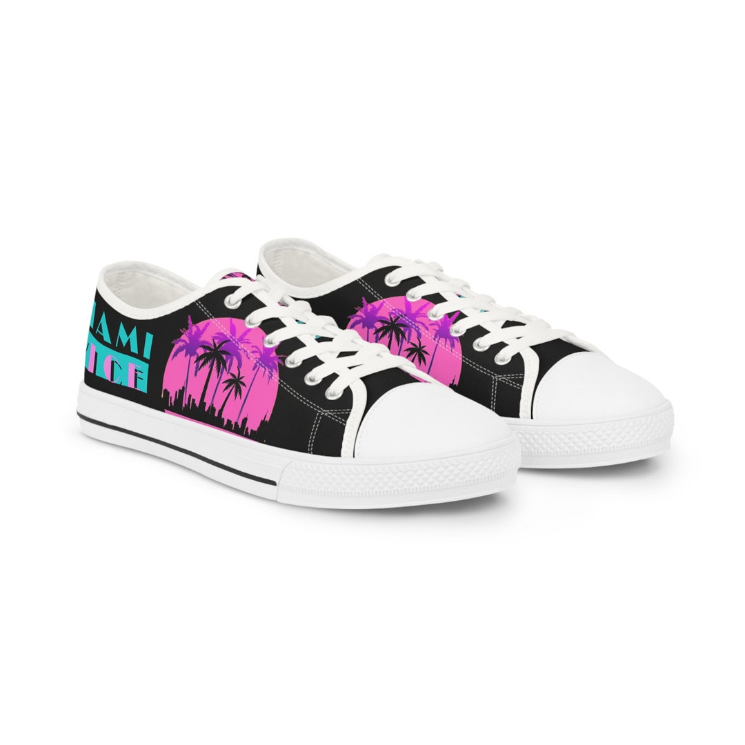Miami Vice Low Top Sneakers (men's Sizes) - Etsy